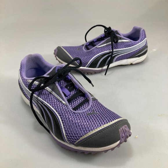 Puma | Shoes | Puma Womens 7us Purple Black Lightweight Sneakers Gym ...